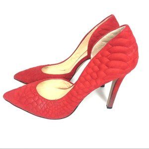 Jessica Simpson | Shoes | Jessica Simpson Caldas Quilted Red Leather ...